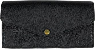 Louis Vuitton Portefeuille Pre-owned Monogram Empreinte - Femme - Pre-owned - Noir - Taille: ONE Size