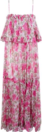 Chlo&eacute; Long Floreal Skirt