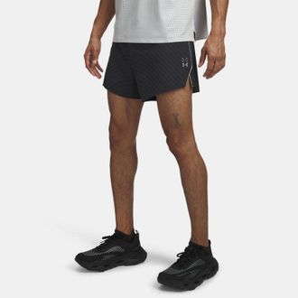Under Armour Halo Run Reflective Shorts f&uuml;r Herren Anthracite / Reflektierend XXL