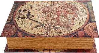 BESPORTBLE Simulation Buchmodell als Aufbewahrungsorganizer Bruchfeste Dekorationsbox f&uuml;r Couchtisch und Beistelltisch Rechteckige Vintage Buchattrappe