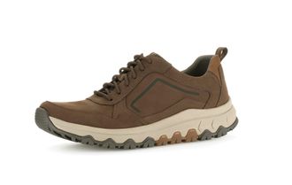 Gabor Herren Sneaker Low,Halbschuhe,Wechselfu&szlig;bett,zertifiziertes Leder,Strassenschuhe,Sportschuhe,Freizeitschuhe,Espresso,46 EU / 11 UK