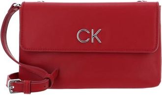 Calvin Klein Re-Lock Double Xbody With Flap Racing Red