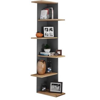VCM Holz Wandregal Eckregal Regal Balos xl