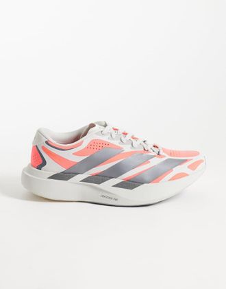 adidas adidas Running Adizero EVO SL EXO Sneaker in Wei&szlig;, Pink und Silber