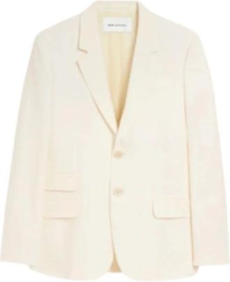 Ami Homme, Vestes, Beige, Taille: L Blazer Crois&eacute;