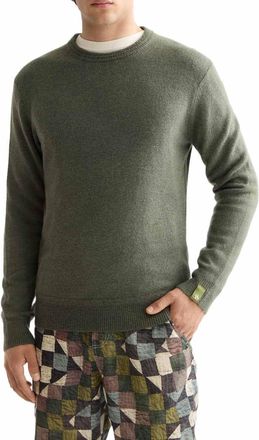 Scotch & Soda Herren Soft Knit Regular Fit Crew Neck Crewneck Pullover, Thymian 301, XL