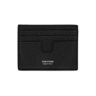 Tom Ford Kartenetui aus Leder - - Accessories - Herren - Schwarzk - ONE SIZE