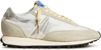 Golden Goose Low-Top Sneaker - Nylon Sneakers With Beige Suede Inserts - Gr. 41 (EU) - in Weiß - für Damen