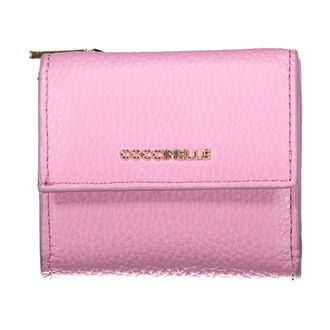 Coccinelle Femme, Accessoires, Rose, Taille: ONE Size Metallic Soft Wallet
