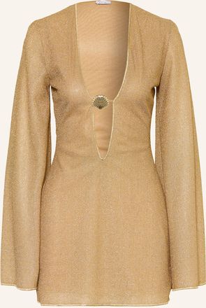 Os&eacute;ree Strandkleid Lumi&egrave;re Mit Glitzergarn gold