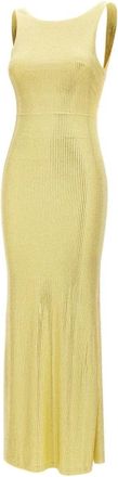 Twentyfourhaitch Femme, Robes, Jaune, Taille: 34 FR Helios Long Dress