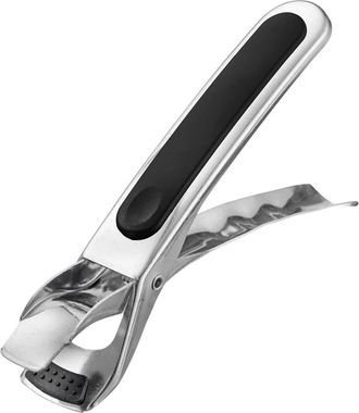 Westmark Ofenzange, Mit gummiertem Griff, Länge: 17,5 cm, Stahl/Silikon, Silber/Schwarz, 10792270