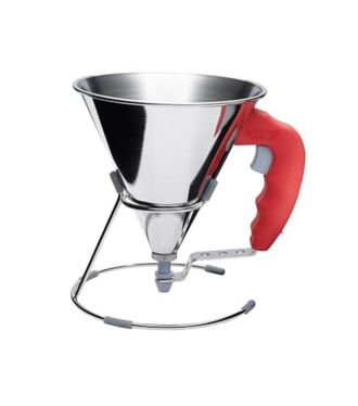 De Buyer De Buyer 3353.40 Fondanttricher, Edelstahl, rot, 18,5 x 15 x 15,5 cm