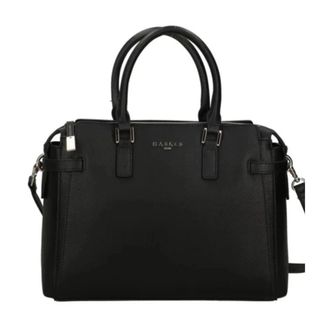 Ga&euml;lle Paris Schwarze Kunstlederhandtasche mit Verstellbarem Schultergurt - - Bags - Damen - Schwarzk - ONE SIZE