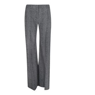 Ermanno Scervino Femme, Pantalons, Gris, Taille: 38 FR Pantalons de luxe en viscose pour femmes