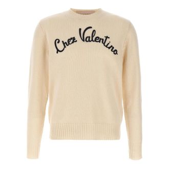 Valentino Garavani Chez Valentino Sweater - - Knitwear - Herren - Beige - XL