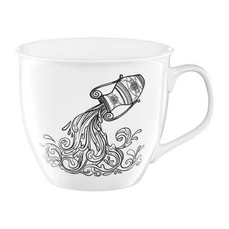 Ambition Tasse mit Sternzeichen Wassermann 550ml Zodiac Jumbotasse Porzellan Sp&uuml;lmaschine & Mikrowelle
