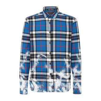Philipp Plein Casual Shirt - - Shirts - Herren - Blau - S