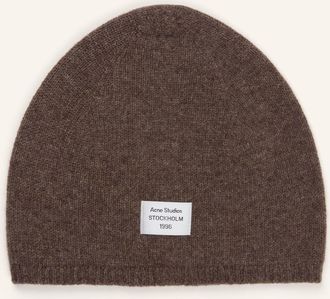 Acne Studios Cashmere-M&uuml;tze braun