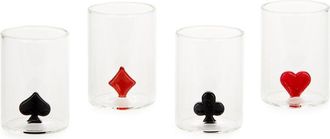 Balvi Schnapsgl&auml;ser-Set Dealer F&uuml;r Poker- oder Partyn&auml;chte Glas