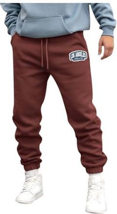 Generic Pantalon De Ski Orange Homme Jeans Survetement Brut Mesure Enduit Corduroy Modulable Ray&eacute; Decontract&eacute; Ouvert Transformable Epais Leopard Chaussure Qui