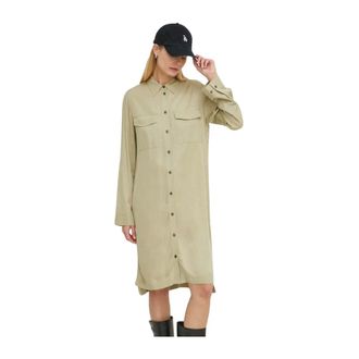 Marc O'Polo Shirt Robes - Femme - Robes - Vert - Taille: 36 FR