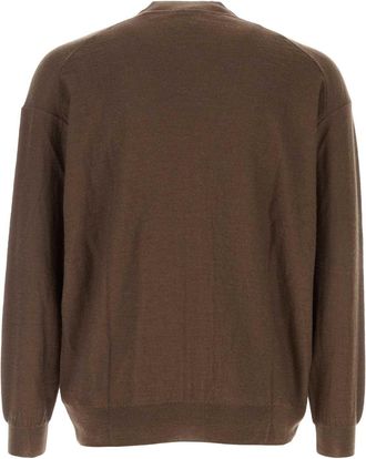 Christophe Lemaire Relaxed Twisted Cardigan - Brown