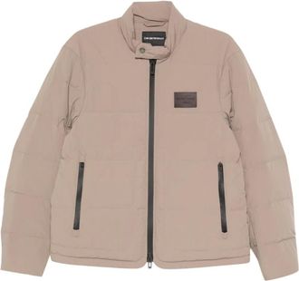 Emporio Armani Homme, Vestes, Brun, Taille: 2XL Doudoune Rembourr&eacute;e