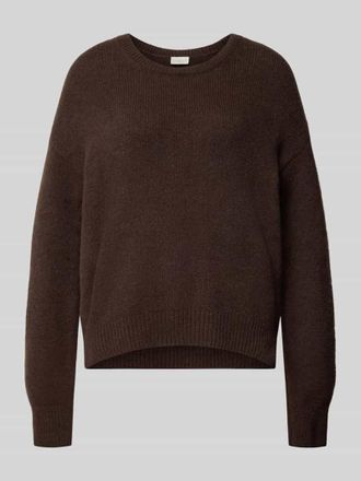 Milano Oversized Fit Strickpullover mit Rundhalsausschnitt