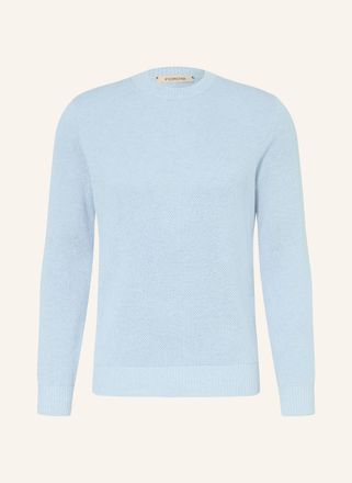 Fioroni Cashmere Fioroni Pullover Mit Seide blau