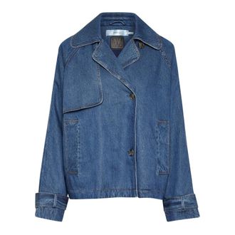 Inwear Mableiw Minona Kurzmantel - - Jackets - Damen - Blau - XL