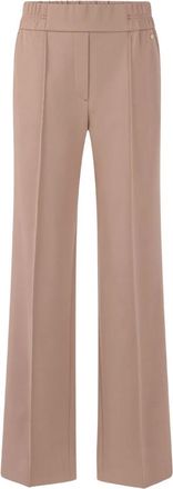 Marc Cain Femme, Pantalons, Brun, Taille: 44 FR Washington Wide Pantalons