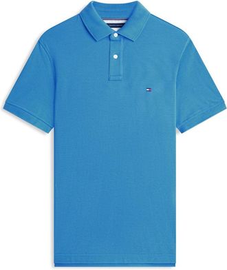 Tommy Hilfiger Piqu&eacute;-Poloshirt Regular Fit 1985 mit Stretch-Anteil und Flag-Stickerei in