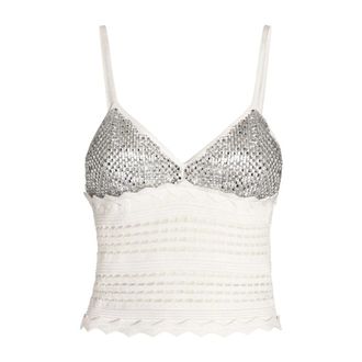 Genny Femme, Tops, Blanc, Taille: 36 FR Top