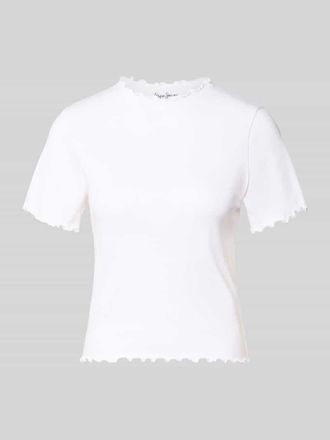 Pepe Jeans London Slim Fit T-Shirt aus Baumwoll-Mix Modell NORA