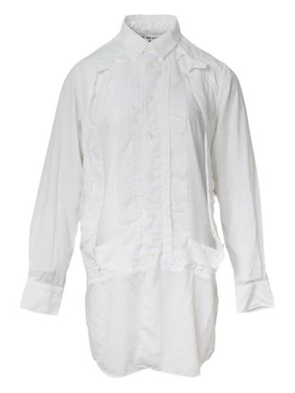 Comme Des Gar&ccedil;ons blouse Croad Cutting Out - Blanc