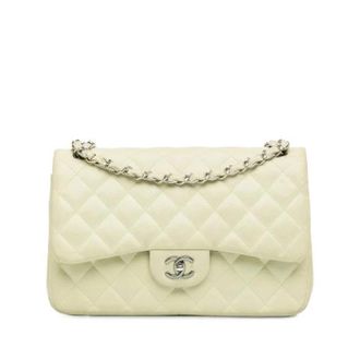 Chanel Pre-owned Double Flap Shoulder Bag - - Pre-owned - Damen - Wei&szlig; - ONE SIZE