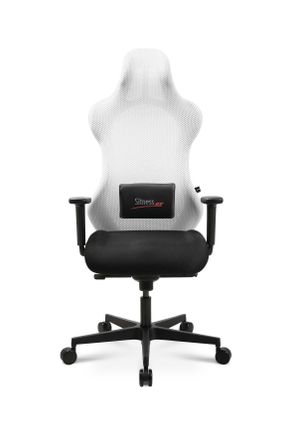 Topstar Topstar B&uuml;rostuhl Gamingstuhl Sitness RS Sport inkl. Armlehnen schwarz/schwarz Weiss mit Lordosenkissen