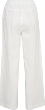 Kaffe Casual Hose KAnaya Damen Casual Hose Weites Bein Hohe Taille Damenhose 36, Chalk