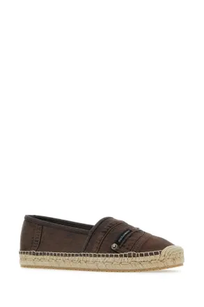 Dolce & Gabbana A50502ak182 80047 Marrone Espadrillas Espadrilles