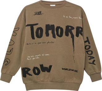 s.Oliver Oversized Sweatshirt mit All-Over-Print