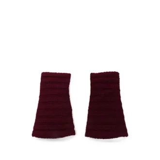 Lisa Yang Ribbed-knit Fingerless Gloves