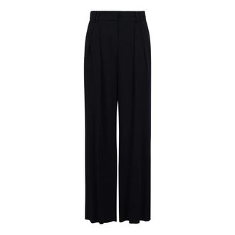 Max Mara Palanca Viskose-Jersey-Hose - - Trousers - Damen - Schwarzk - L