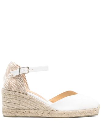 Castaner espadrilles Chiarita 70 mm - Blanc
