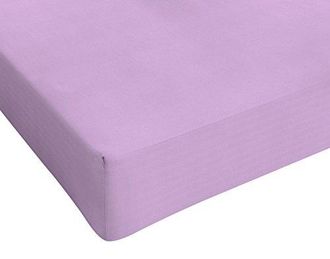 Italian Bed Linen Max color STMXLILLA1P Betttuch 25cm Ecke, 100% Baumwolle, Lila, Einzelne