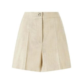 Pinko Pinko - Penny Shorts - Femme - Shorts - Beige - Taille: 36 FR