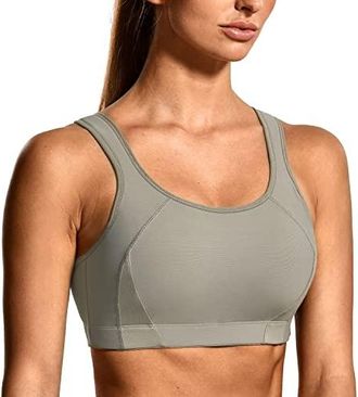 Syrokan Femme Soutien Gorge de Sport Multi-Maintien Double Agrafage Cliff Ash 105E