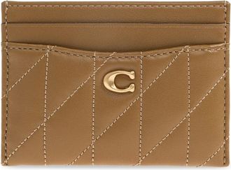 Coach Femme, Accessoires, Brun, Taille: ONE Size Porte-cartes essentiel avec matelassage coussin