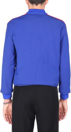 Alexander McQueen Skull Embroidered Sweatshirt - Blue