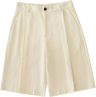 STUDIO NICHOLSON Homme, Shorts, Beige, Taille: L Fowld Short